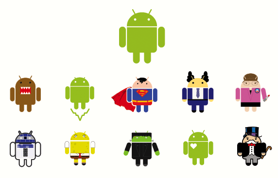 All Android Versions Logo