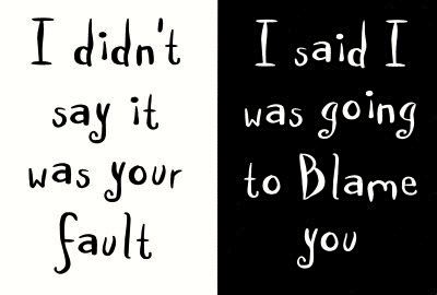 Blame Someone Else Day | Arnold Zwicky's Blog