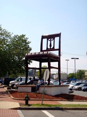 On the public art patrol: giant chairs | Arnold Zwicky's Blog